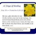 31 Days of Healing Scriptures - Author Becky Dvorak