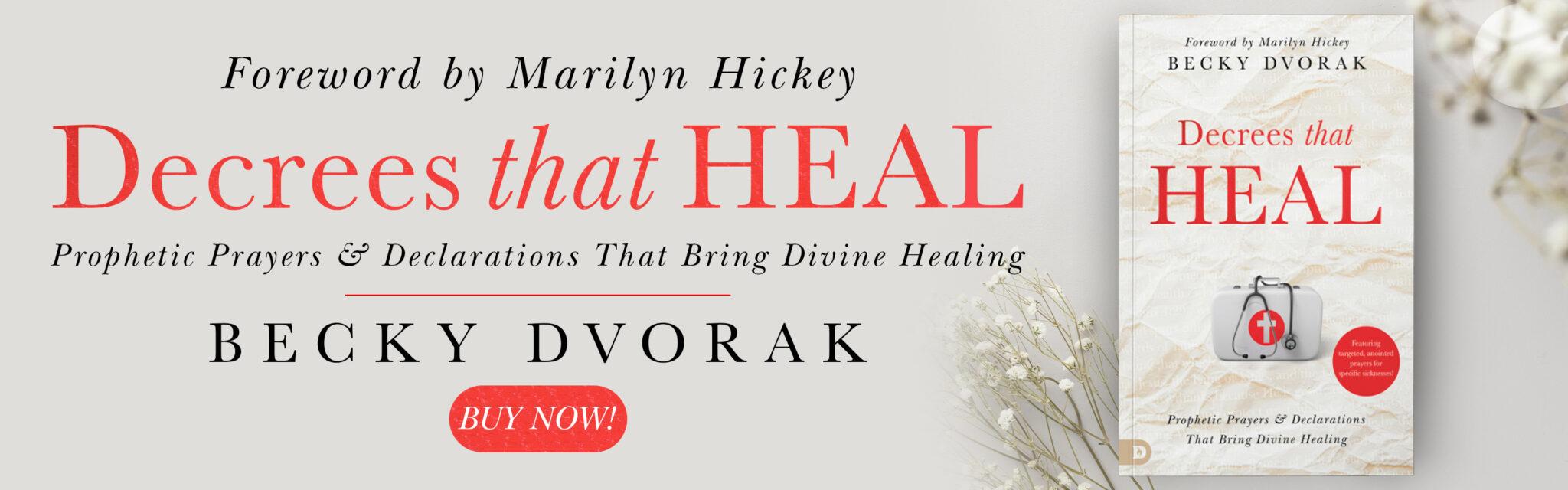 Author Becky Dvorak - Learn to Believe for Your Healing - Author Becky ...